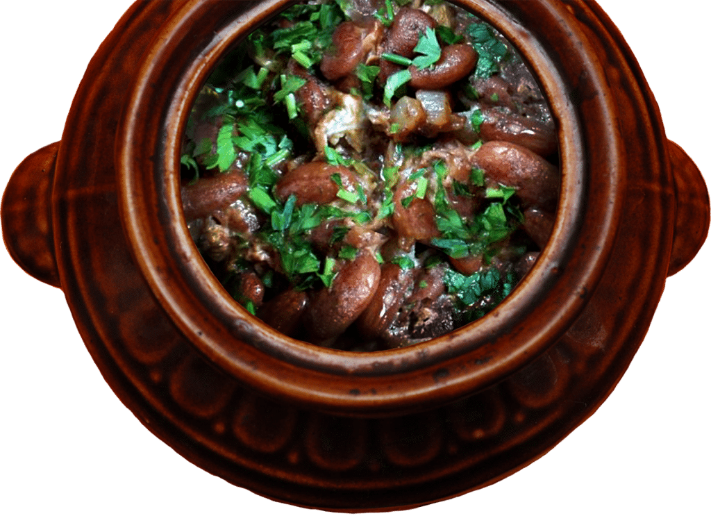 Lobio with Vinegar (Georgian Red Bean Salad)