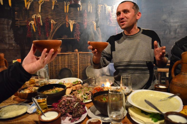 Chirbuli: Georgian Breakfast of Eggs, Nuts, and Tradition